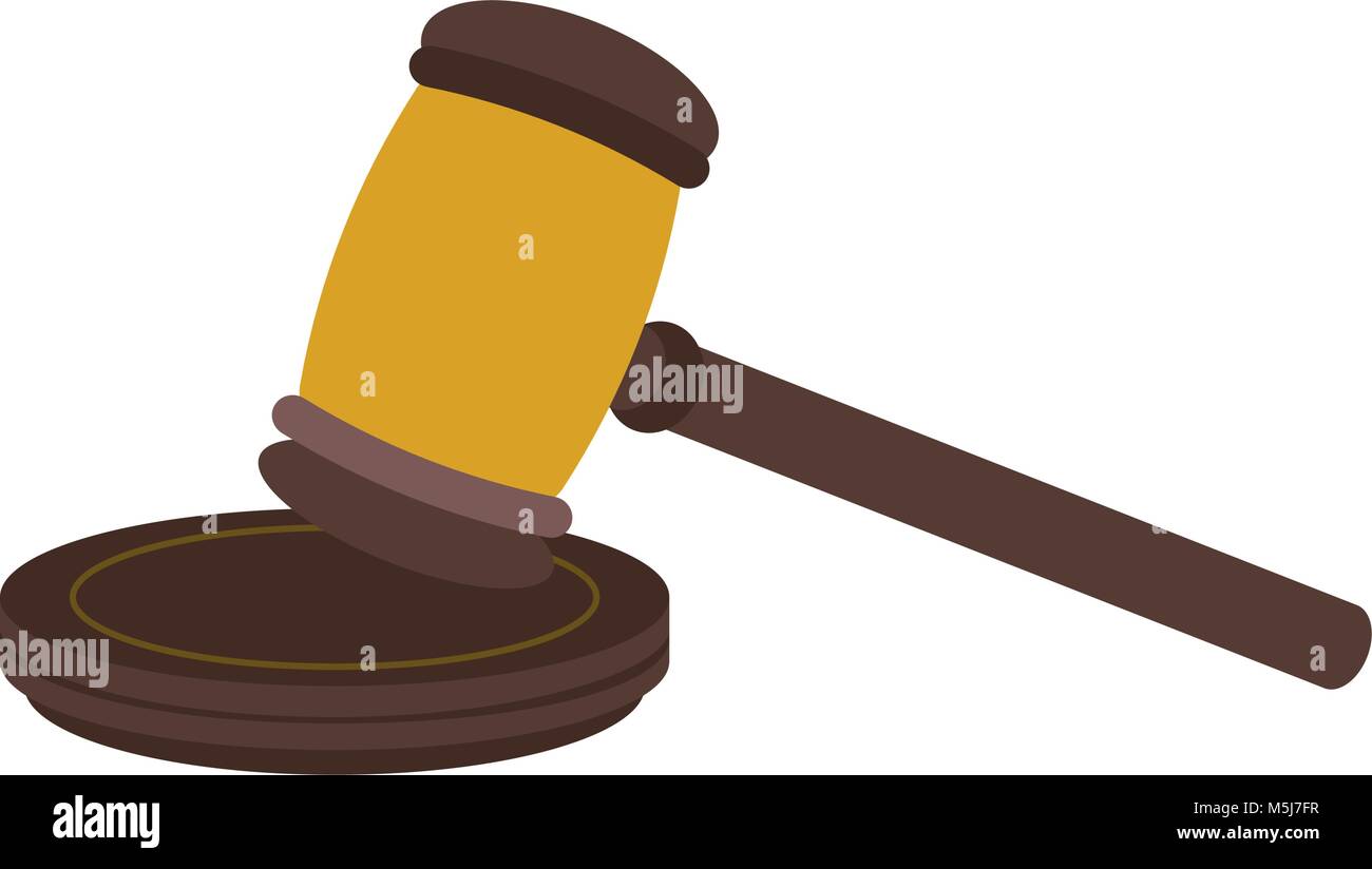 Justice gavel symbol Stock Vector Image & Art - Alamy