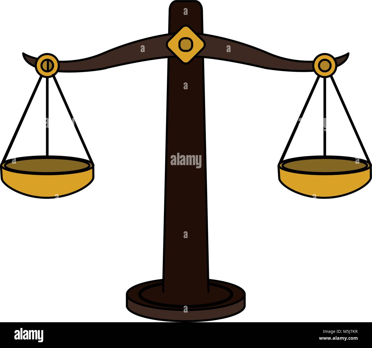 Justice balance symbol Stock Vector Image & Art - Alamy