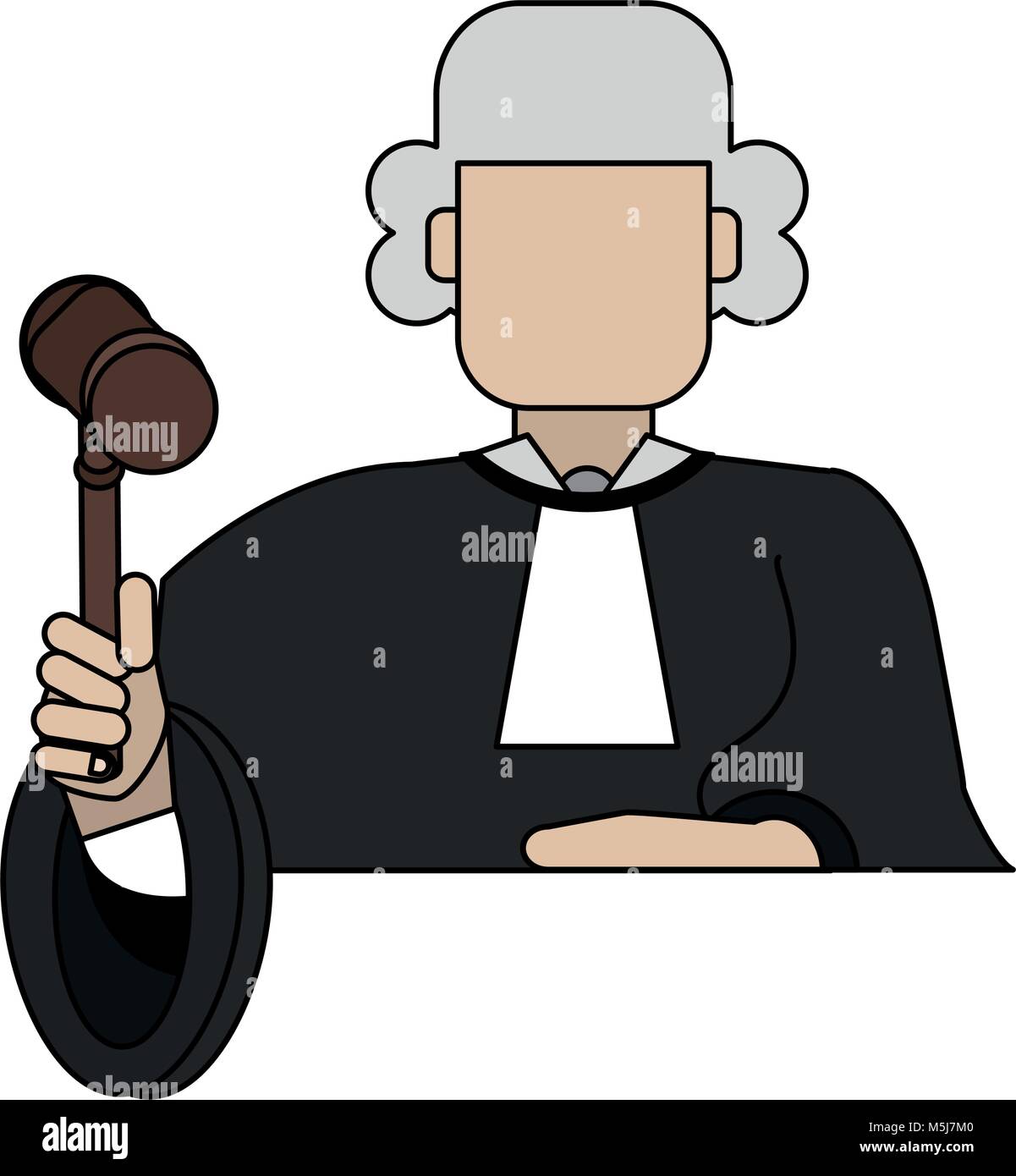 Judge avatar symbol Stock Vector Image & Art - Alamy
