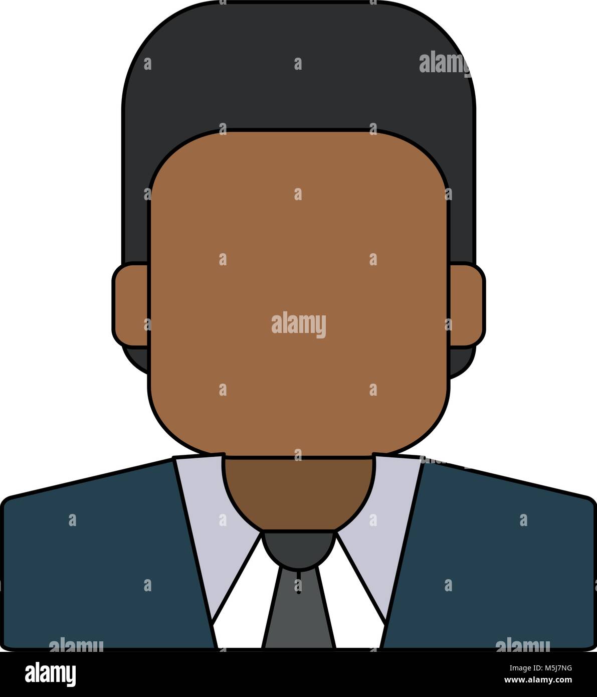 Businessman avatar faceless Stock Vector Image & Art - Alamy