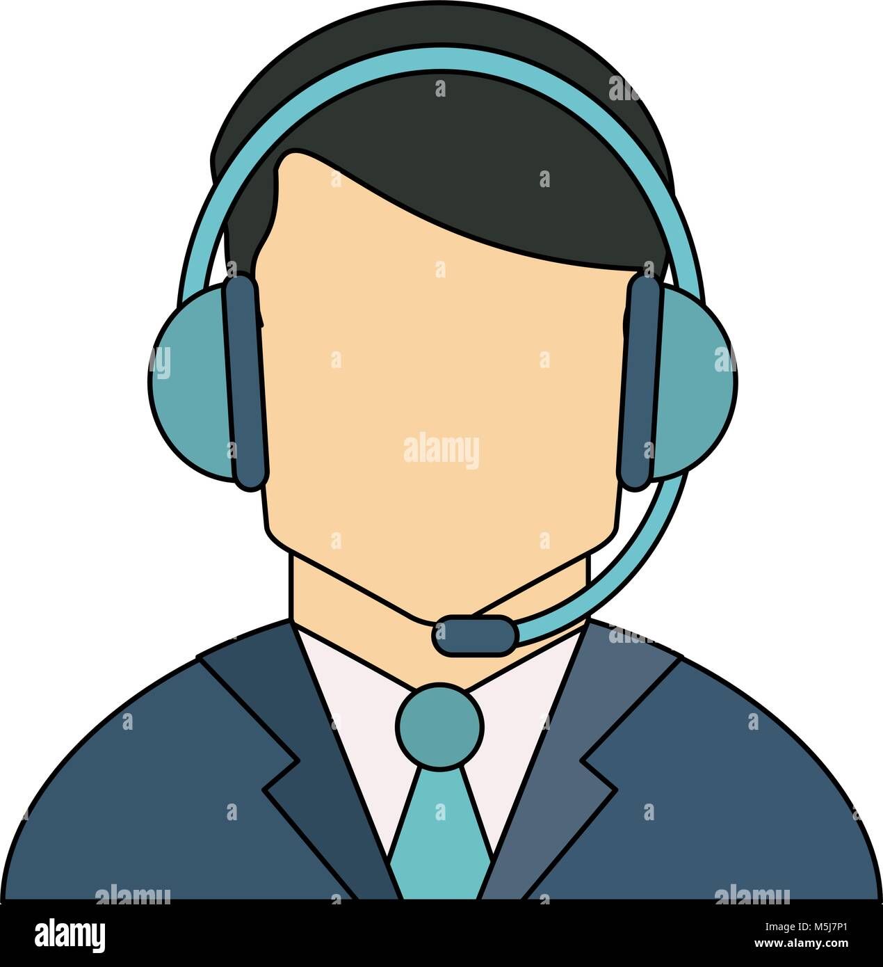 Call center agent avatar Stock Vector Image & Art - Alamy
