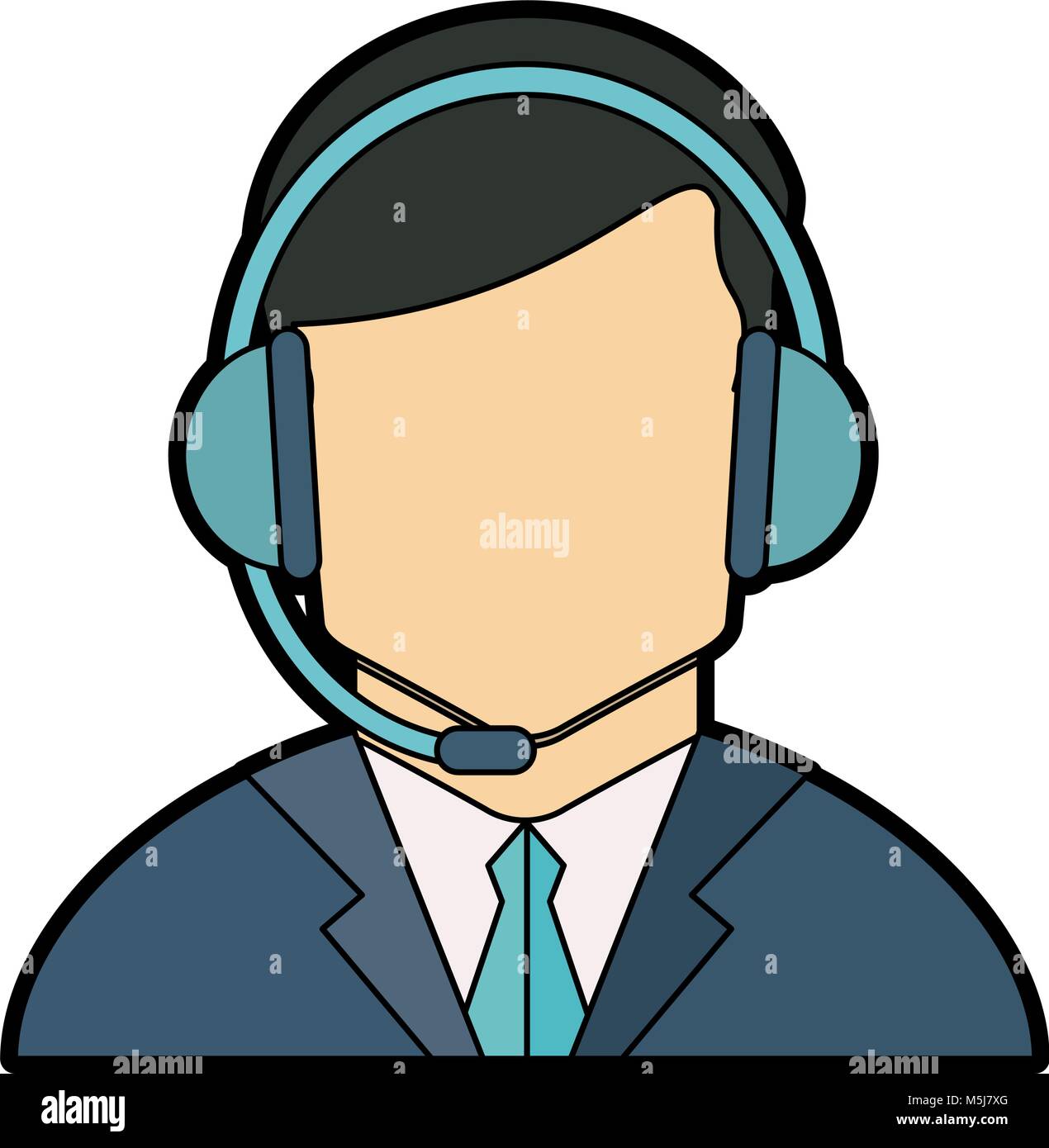Call center agent avatar Stock Vector Image & Art - Alamy