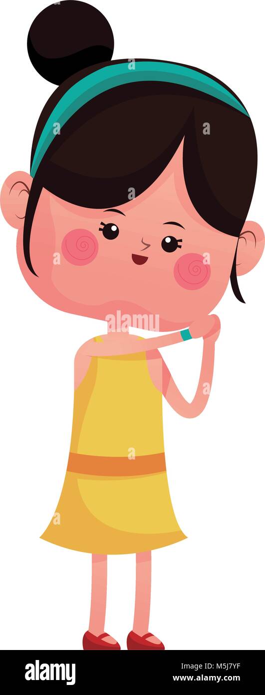 Beautiful girl cartoon Stock Vector Image & Art - Alamy
