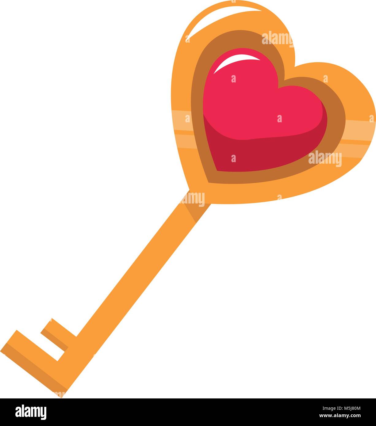 Love key symbol Stock Vector Image & Art - Alamy