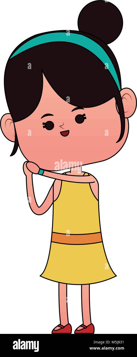 Beautiful girl cartoon Stock Vector Image & Art - Alamy