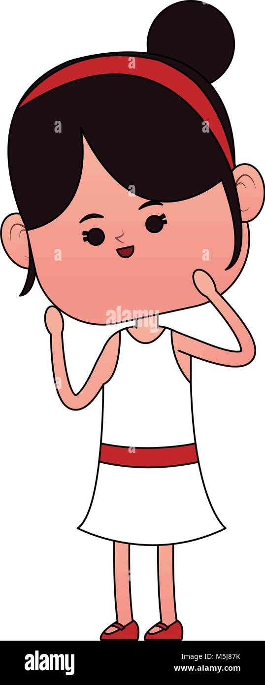 Beautiful girl cartoon Stock Vector Image & Art - Alamy