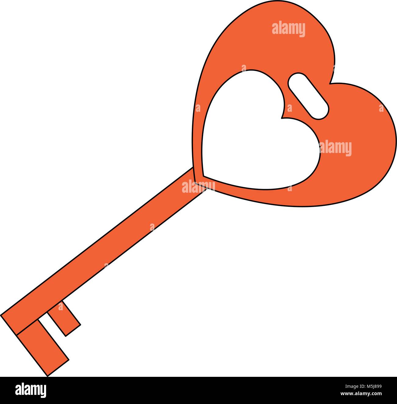 Love key symbol Stock Vector Image & Art - Alamy