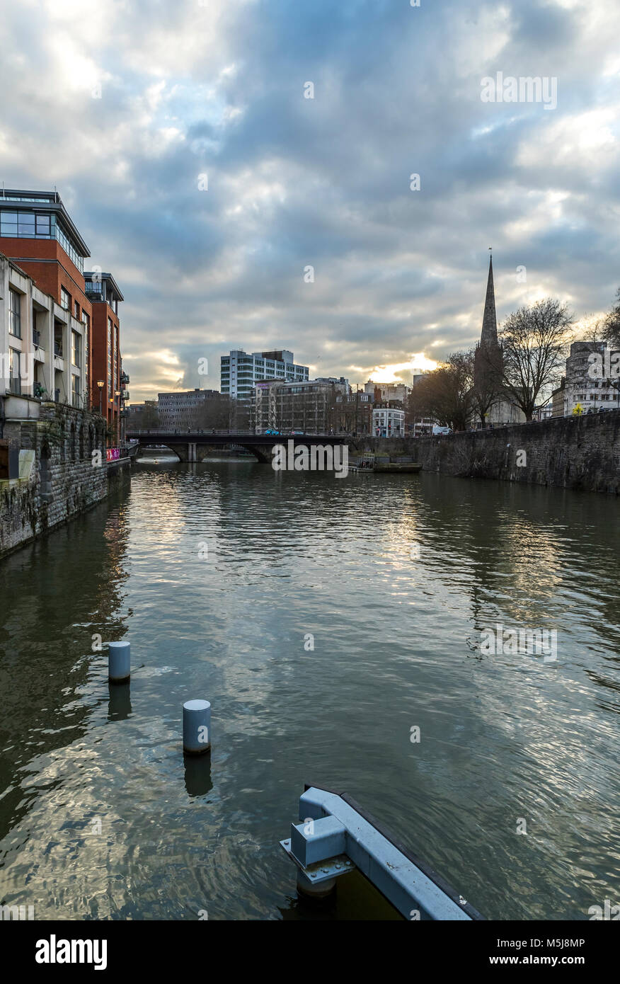 Castle Park Bridge at Finzels Reach, Bristol UK Stock Photo - Alamy