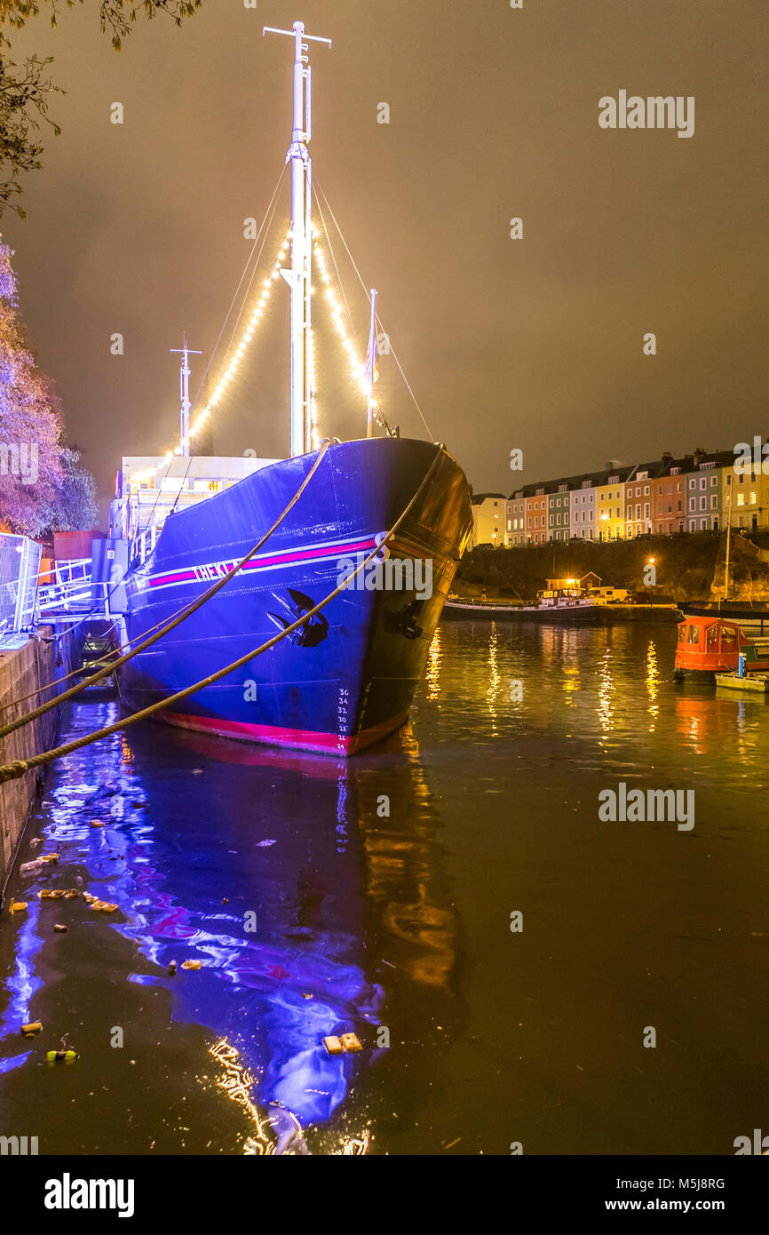 The Thekla, floating music venue, Bristol, UK Stock Photo - Alamy