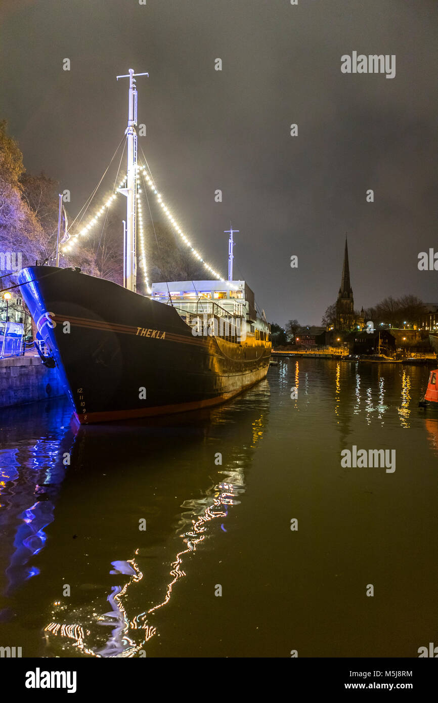 The Thekla, floating music venue, Bristol, UK Stock Photo - Alamy