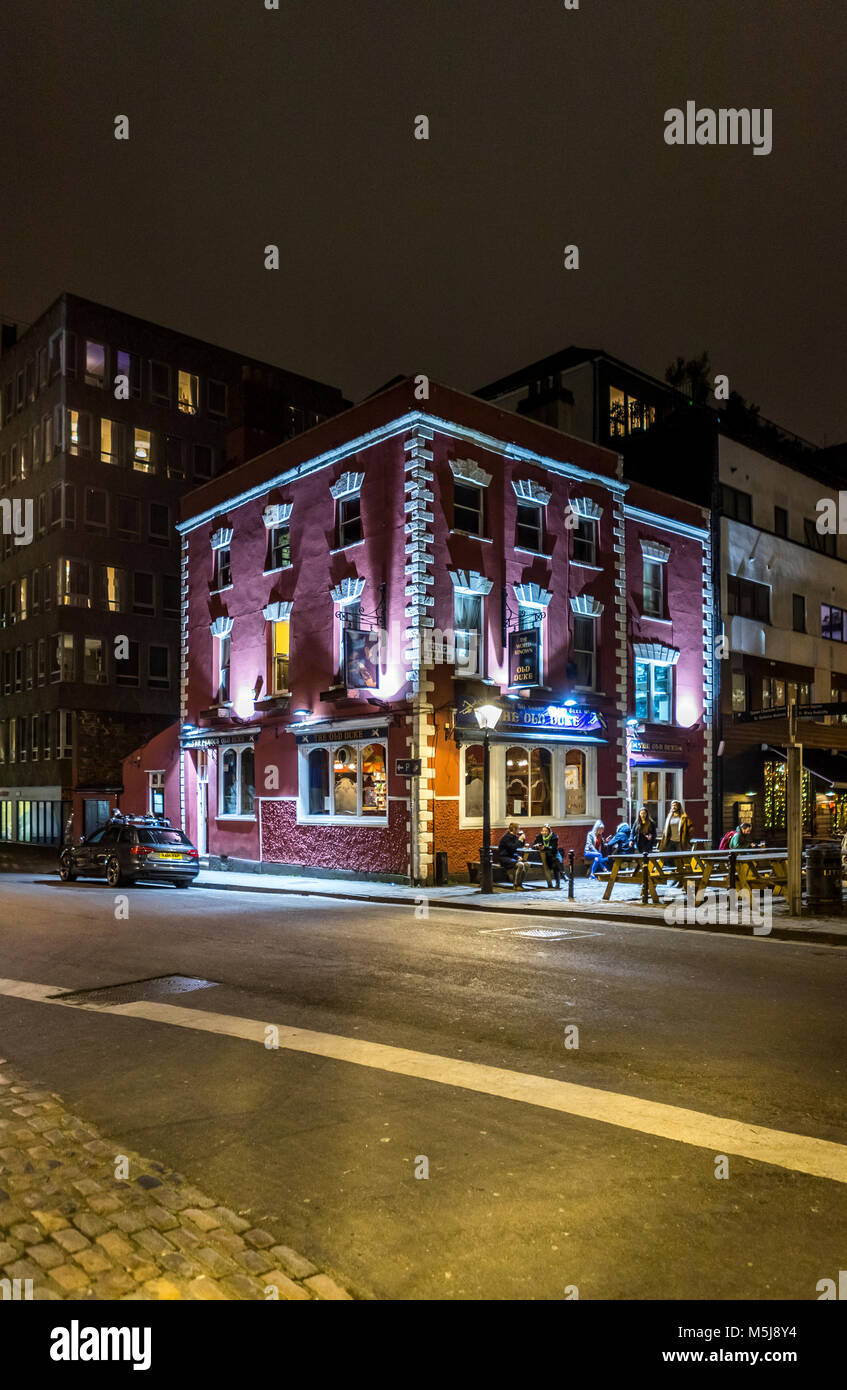 The Old Duke, public house, King Street, Bristol UK Stock Photo - Alamy