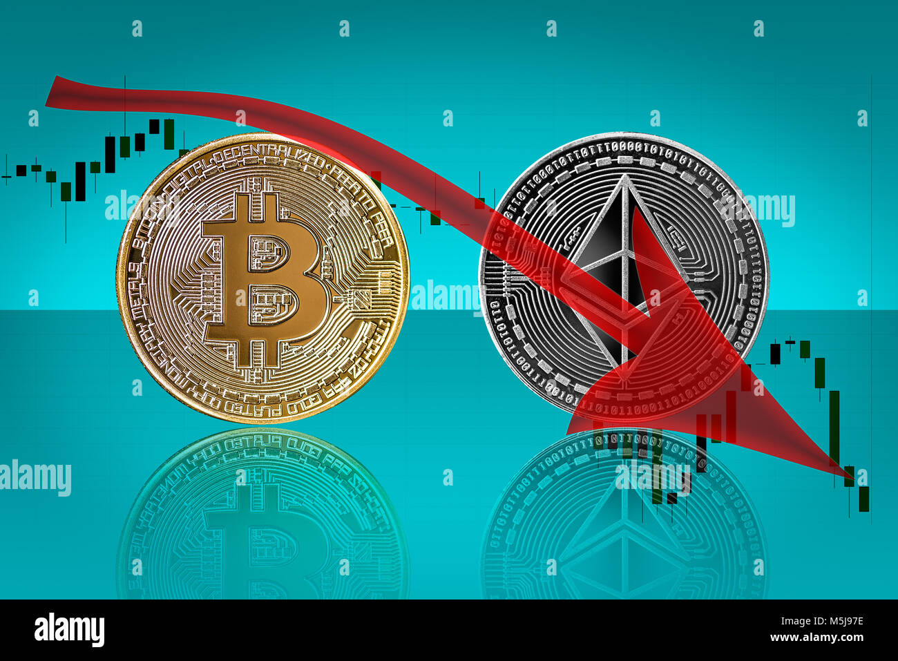 Bearish graph hi-res stock photography and images - Alamy