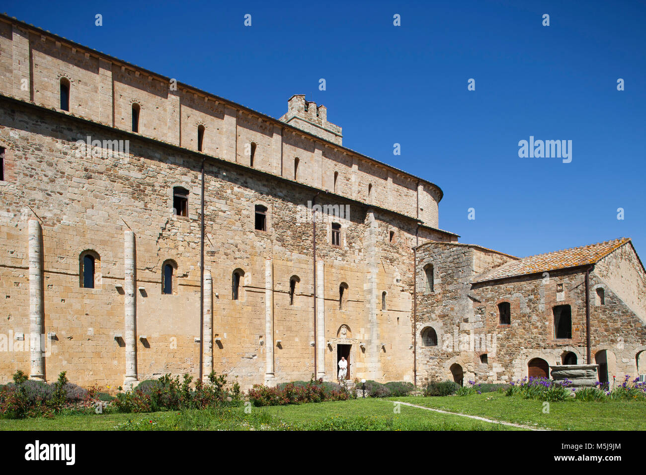 St. Antimo abbey, Siena province, Tuscany, Italy, Europe Stock Photo ...