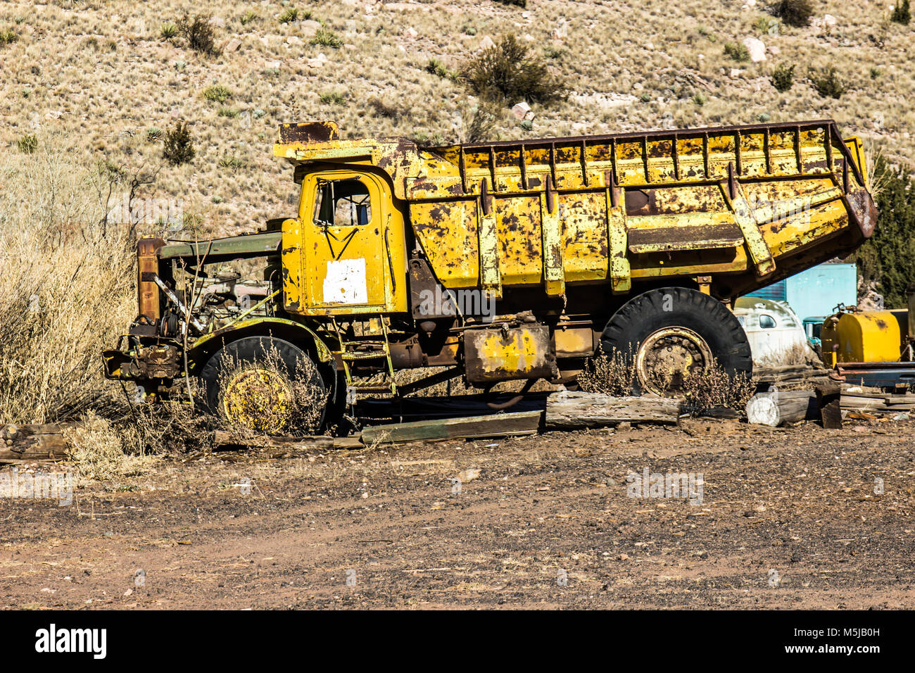 Old Dump Truck Stock Photos & Old Dump Truck Stock Images - Alamy