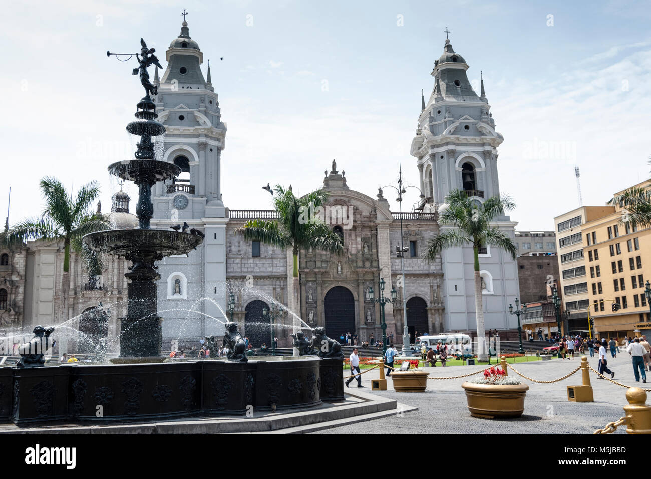 Lima Cathedral / Catedral de Lima Stock Photo - Alamy