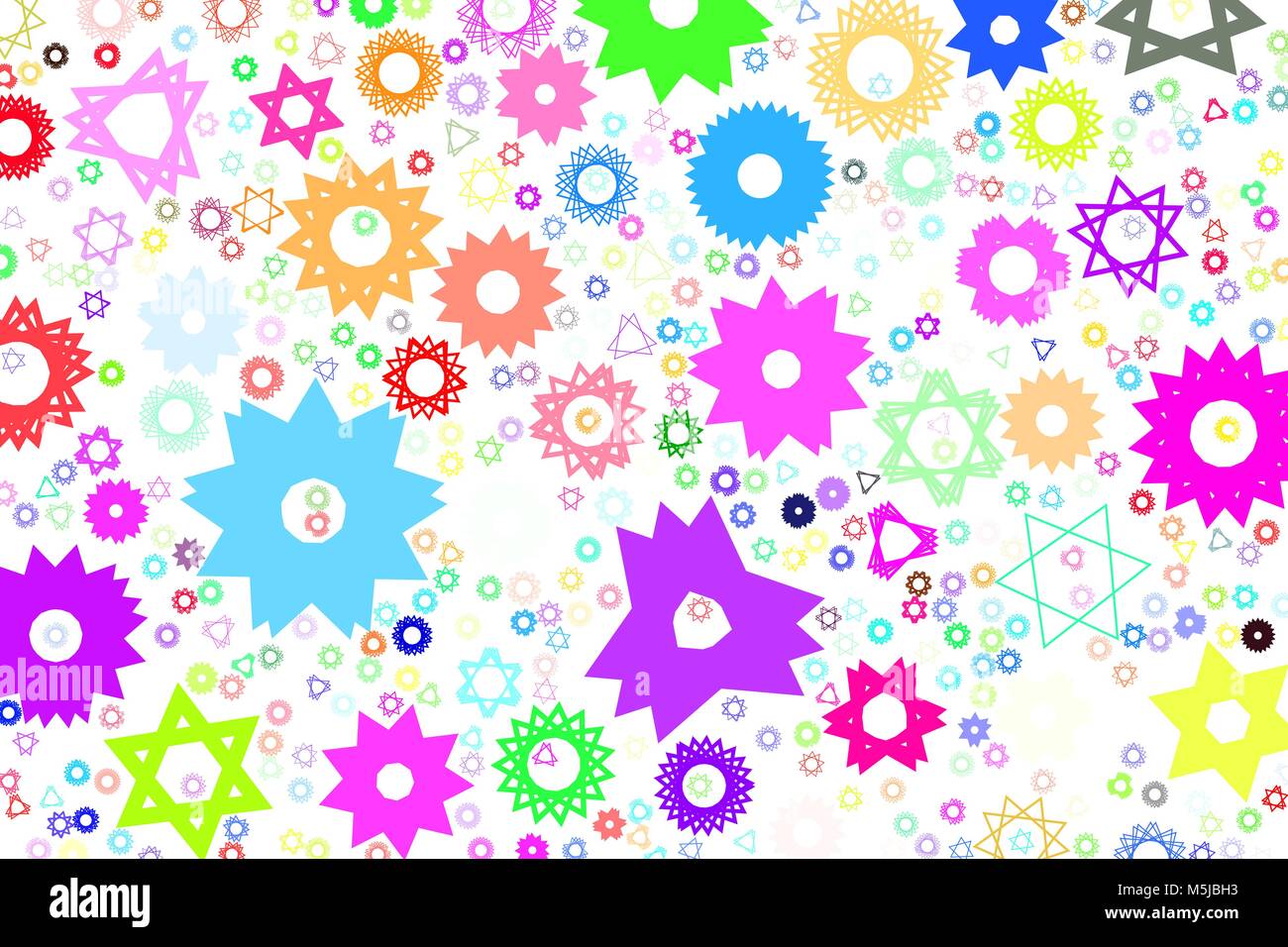 Abstract colored star shape pattern. Good for web page, wallpaper ...