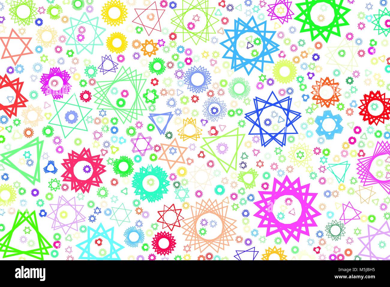 Abstract colored star shape pattern. Good for web page, wallpaper ...