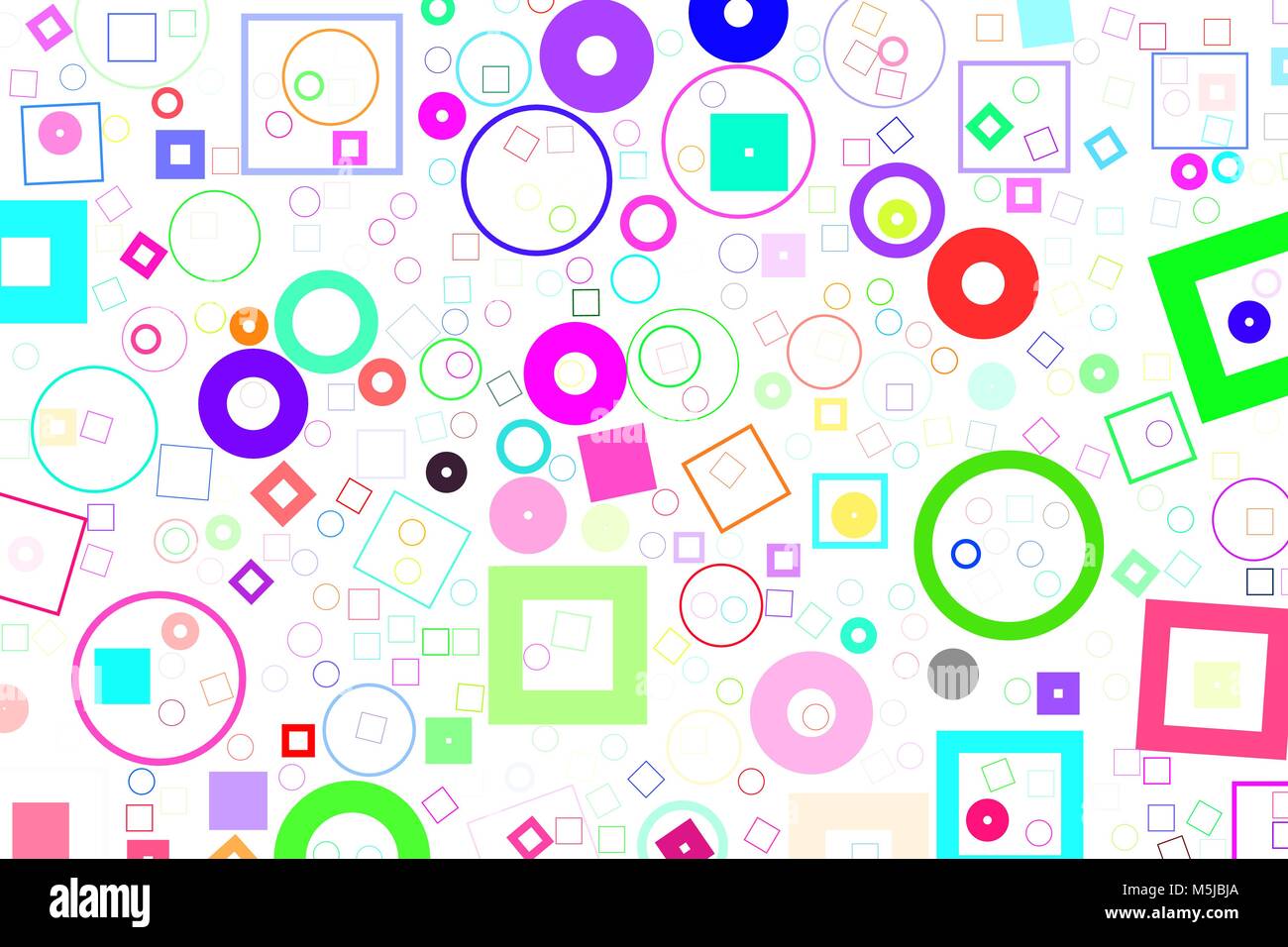 Abstract colored ellipse & square box shape pattern. Good for web page ...