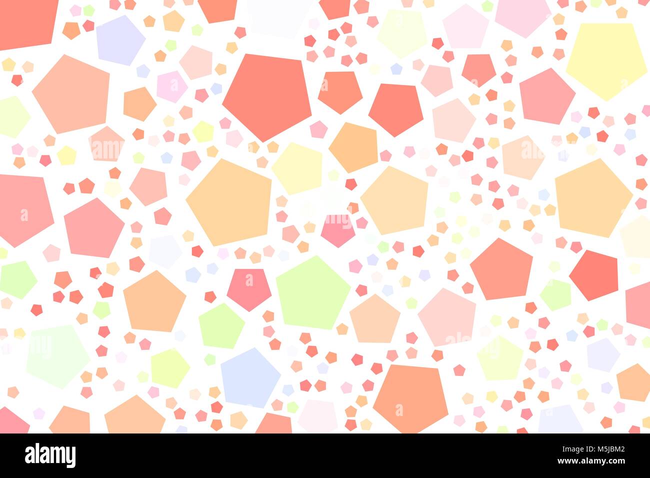 Abstract colored pentagon shape pattern. Good for web page, wallpaper ...