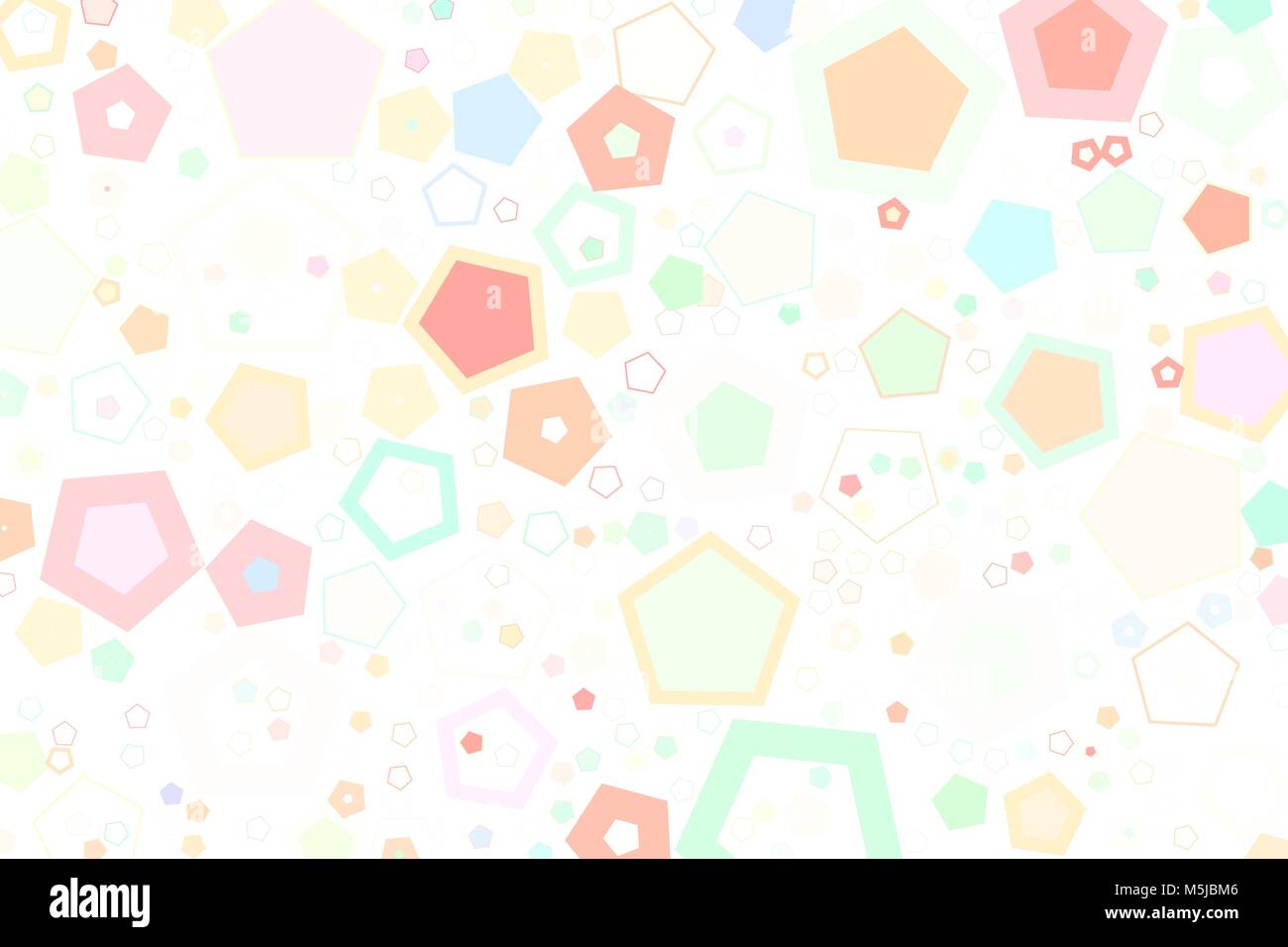 Abstract colored pentagon shape pattern. Good for web page, wallpaper ...