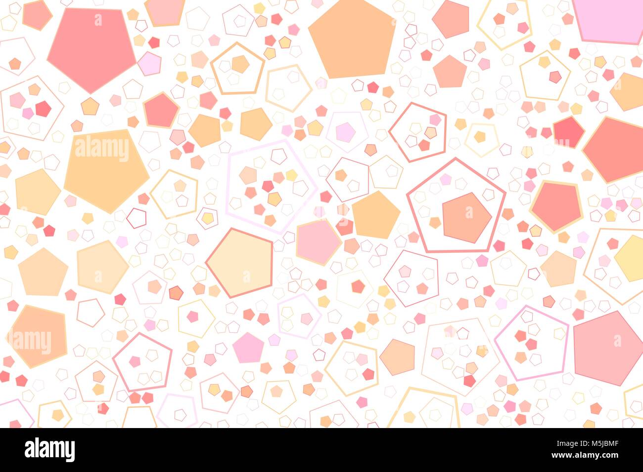 Abstract colored pentagon shape pattern. Good for web page, wallpaper ...