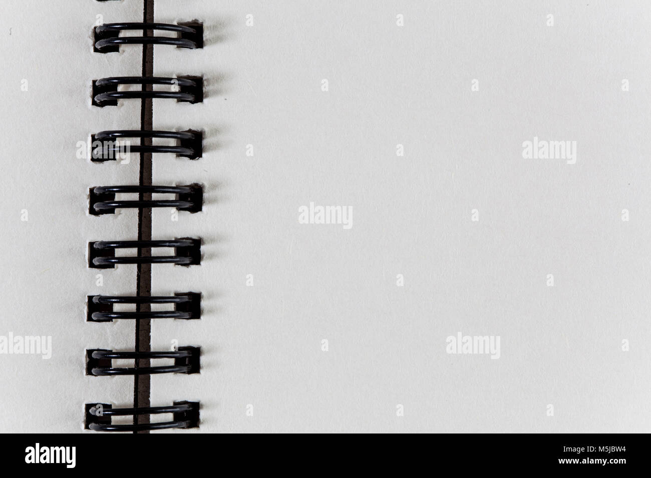 Watercolor paper sheet with spiral background texture Stock Photo - Alamy