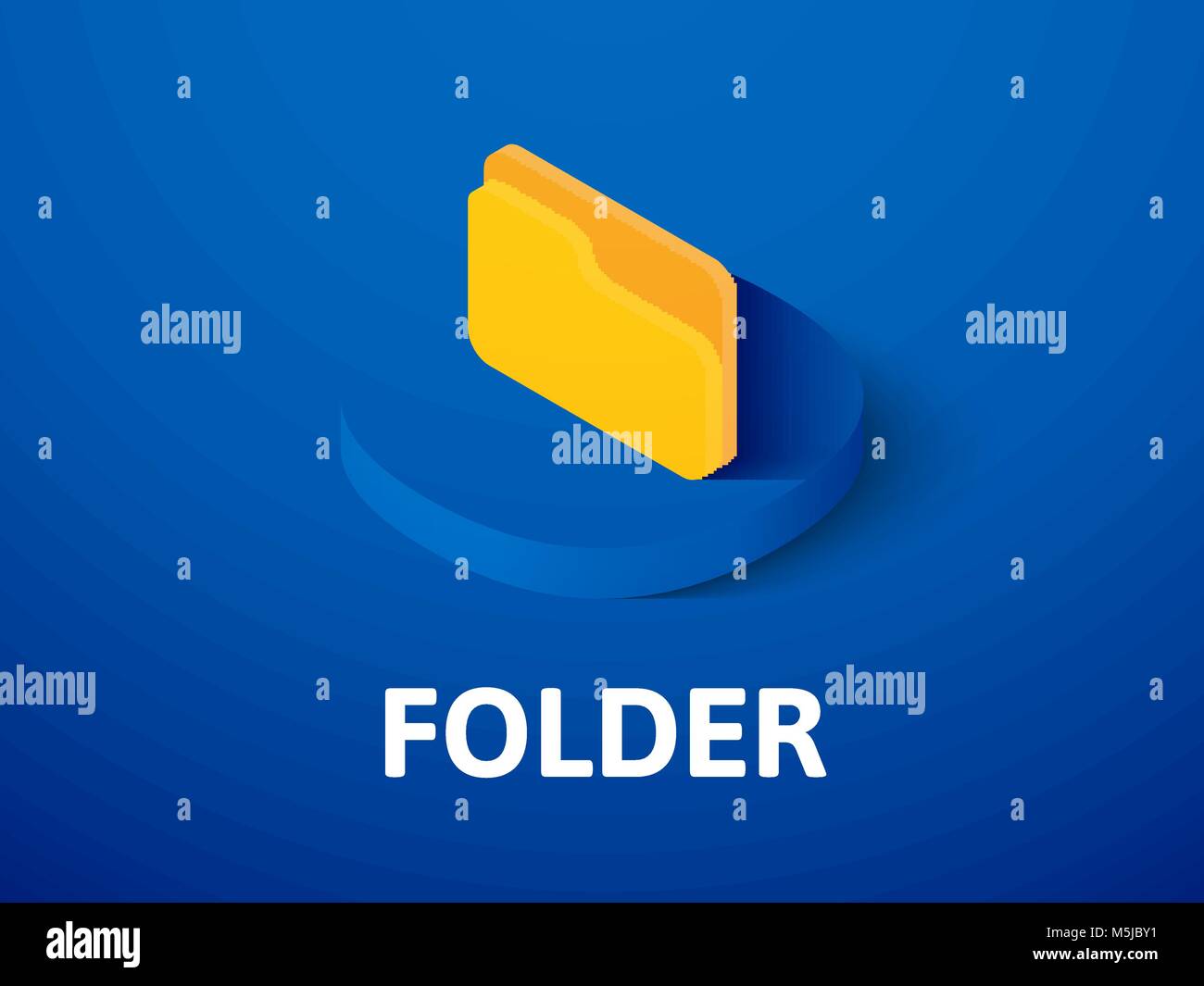 Isometric file icon on Stock Vector Images - Alamy