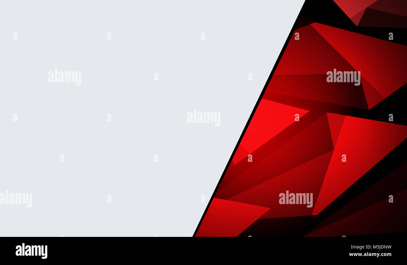 Red abstract polygonal bitmap illustration with white place Stock Photo ...