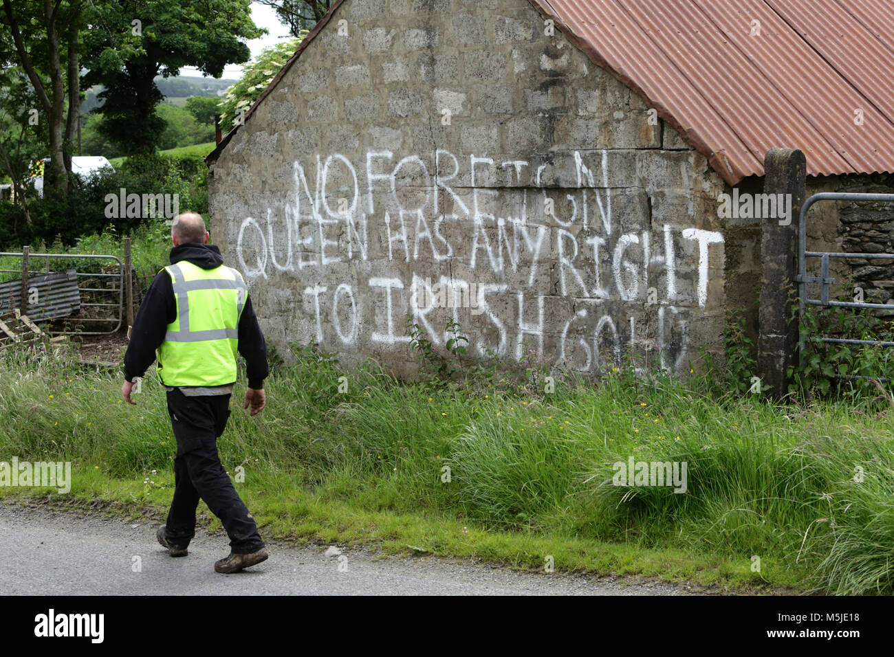 GOLD MINING IN THE SPERRINS, NORTHERN IRELAND - 15-JUNE-2017 - Graffiti ...