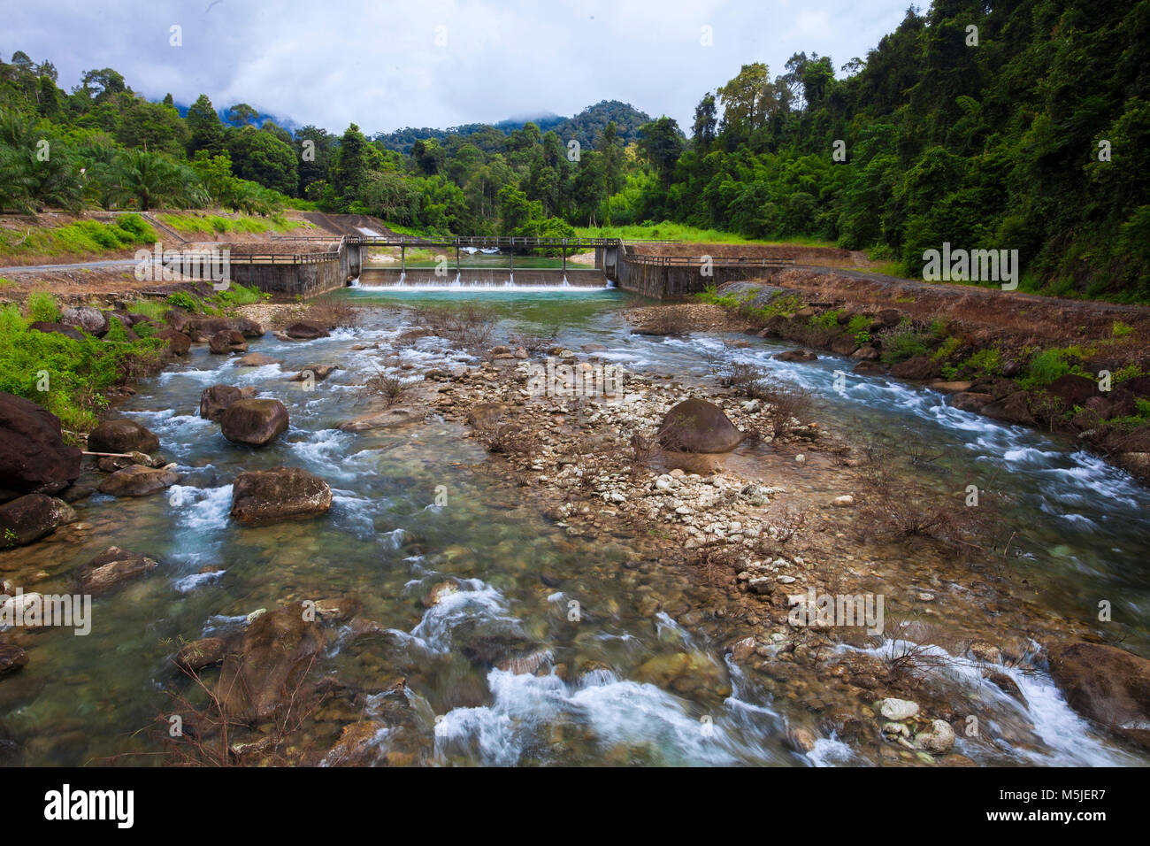 Rockfill dam hi-res stock photography and images - Alamy