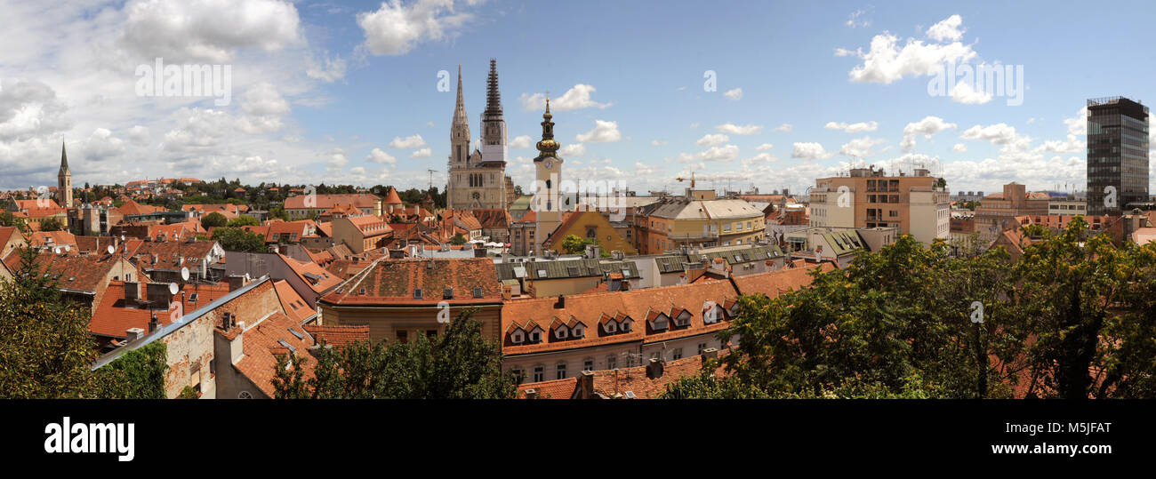 Zagreb panorama view hi-res stock photography and images - Alamy