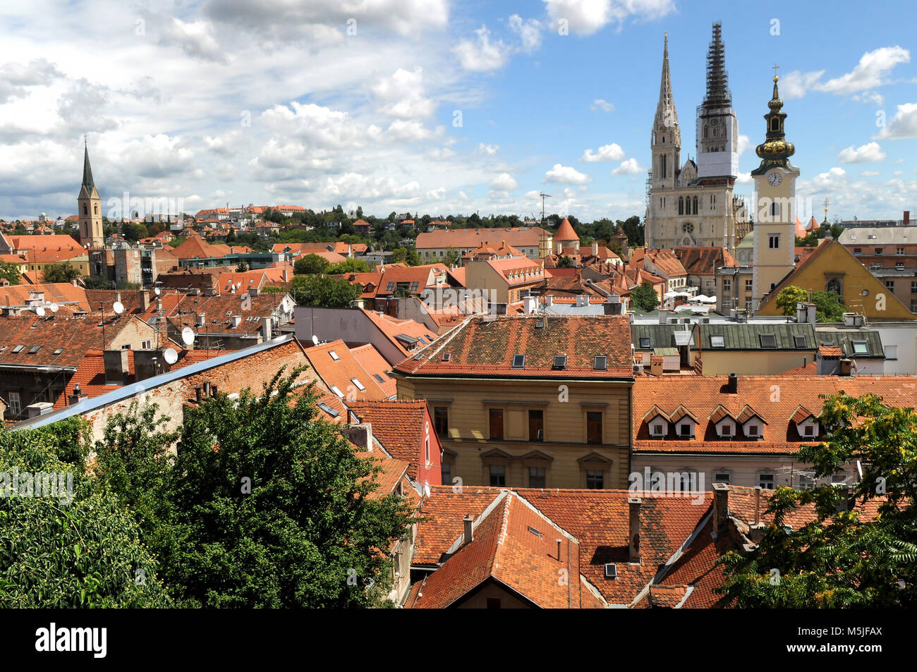 Zagreb panorama view hi-res stock photography and images - Alamy