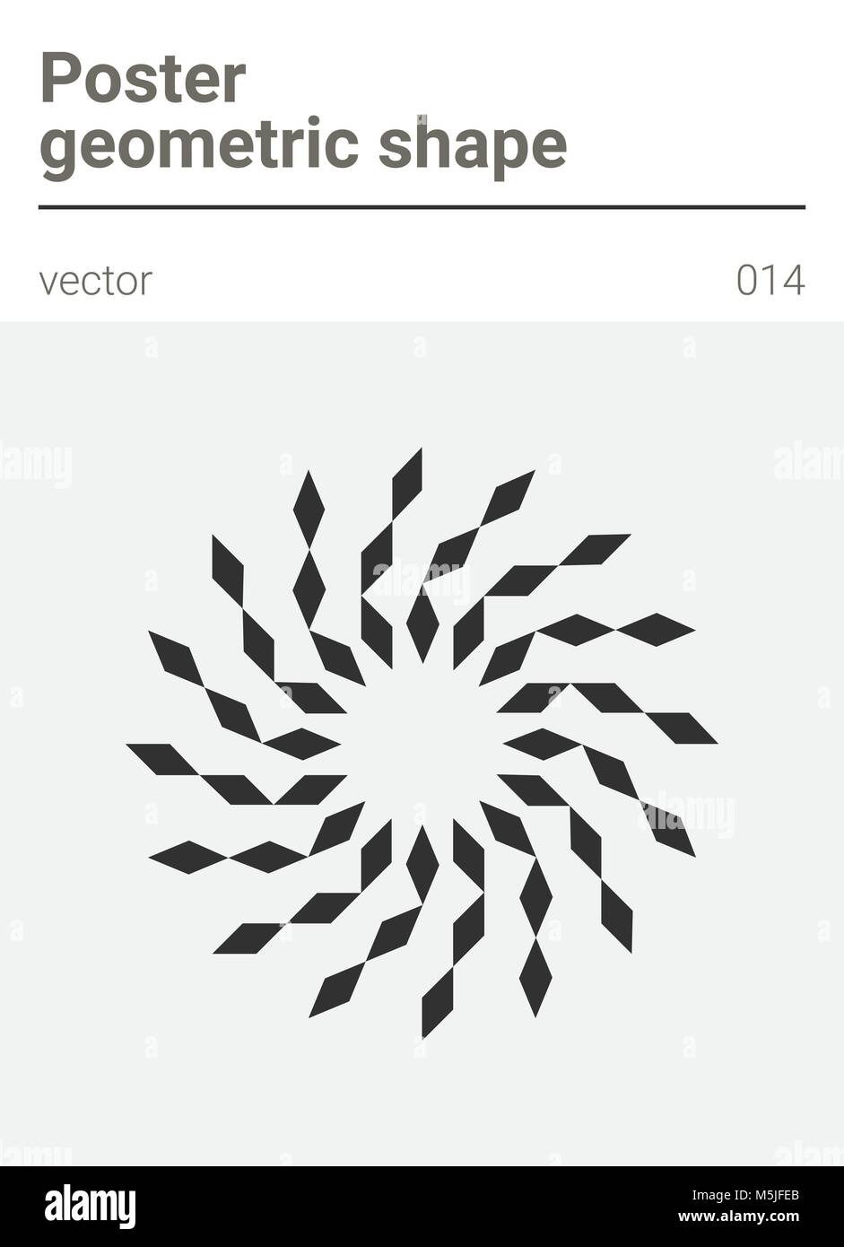 Poster minimal geometric vector shape Stock Vector Image & Art - Alamy