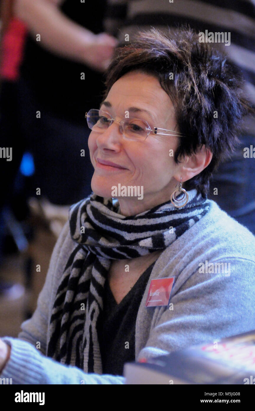 American Novelist Elizabeth George signs books at Quais du Polar ...