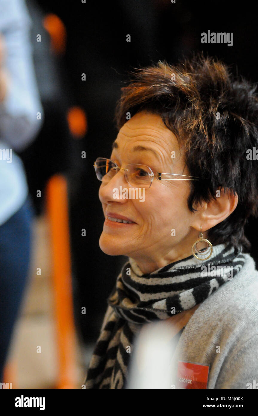 American Novelist Elizabeth George signs books at Quais du Polar ...