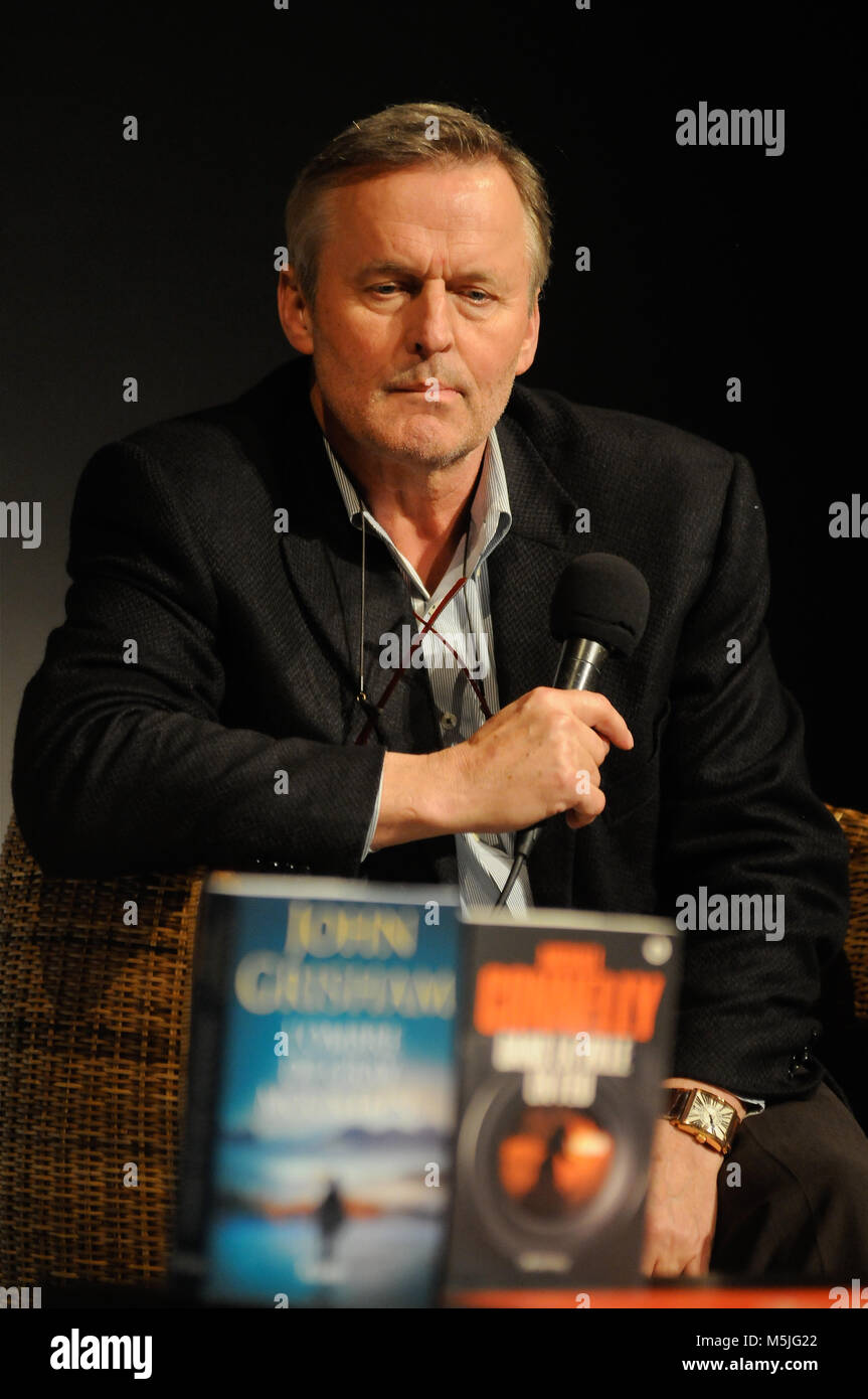Novelist Ian Rankin, attends Conference at Quais du Polar, Lyon, France ...