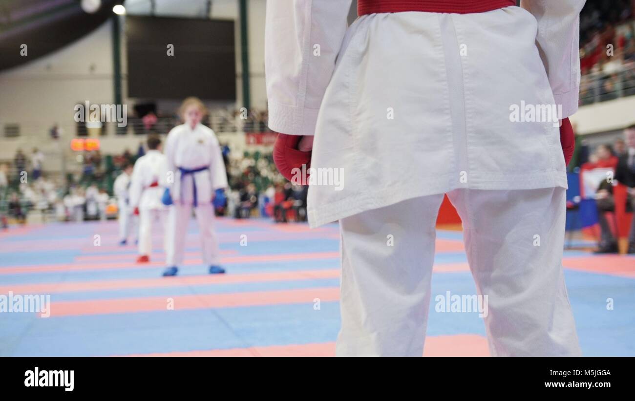Kids karate tournament hi-res stock photography and images - Alamy