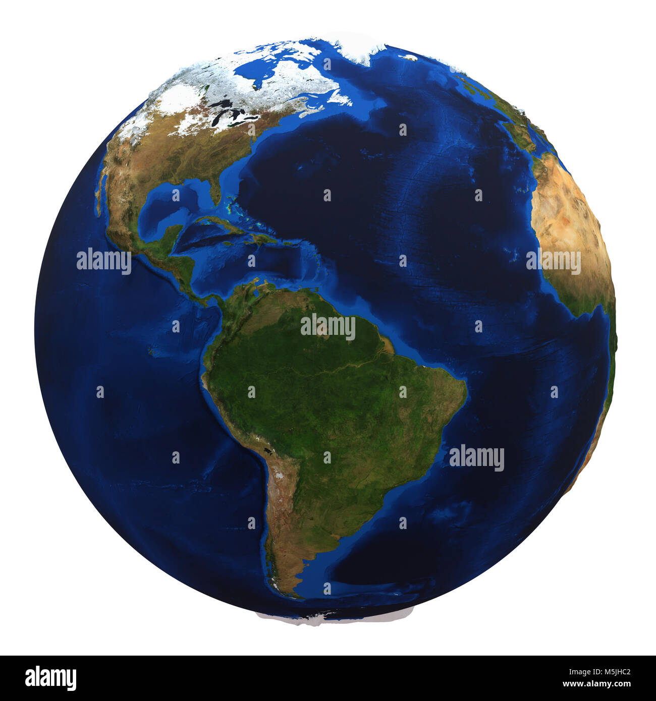 Earth globe isolated on white background Stock Photo - Alamy