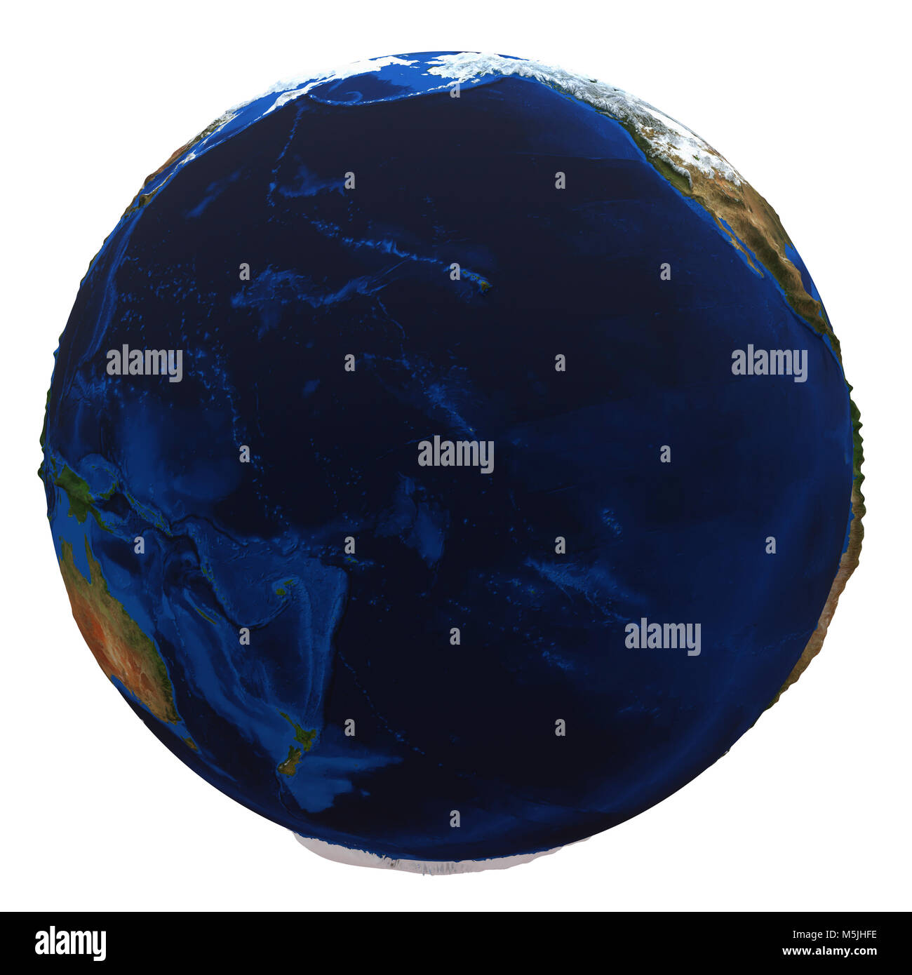 Earth globe isolated on white background Stock Photo - Alamy