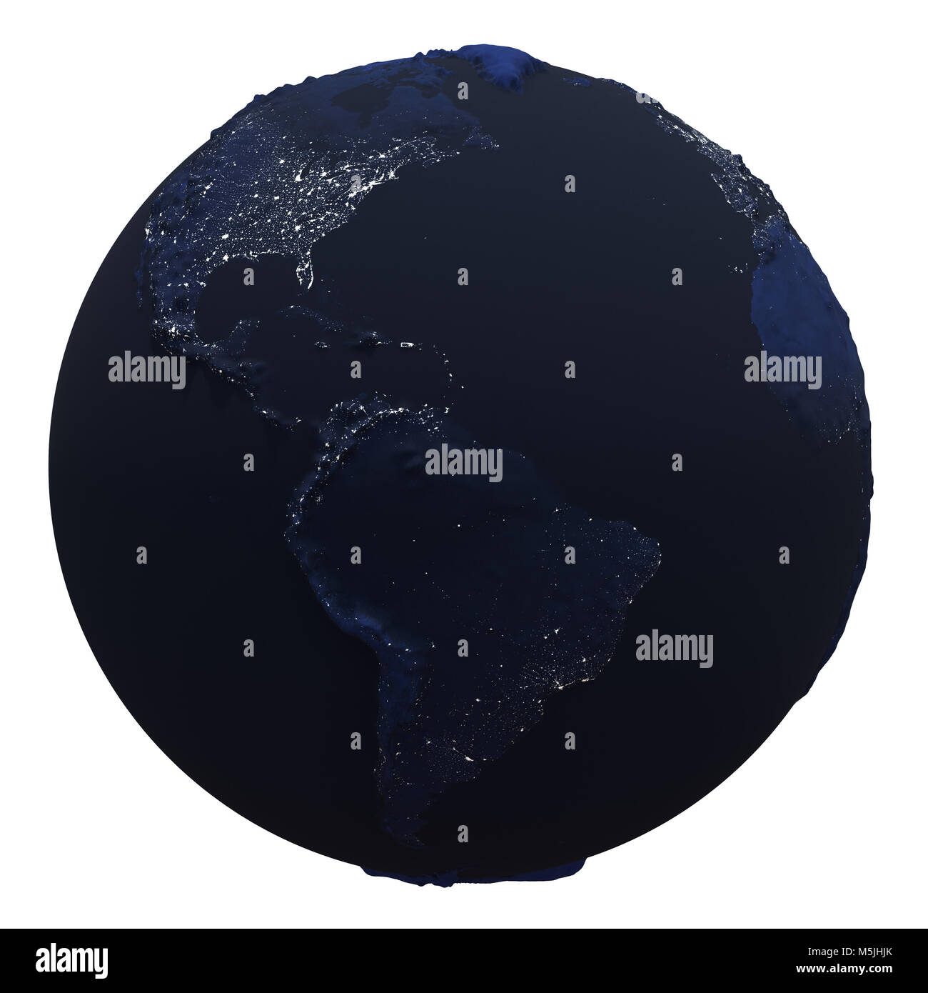 Planet earth night hi-res stock photography and images - Alamy