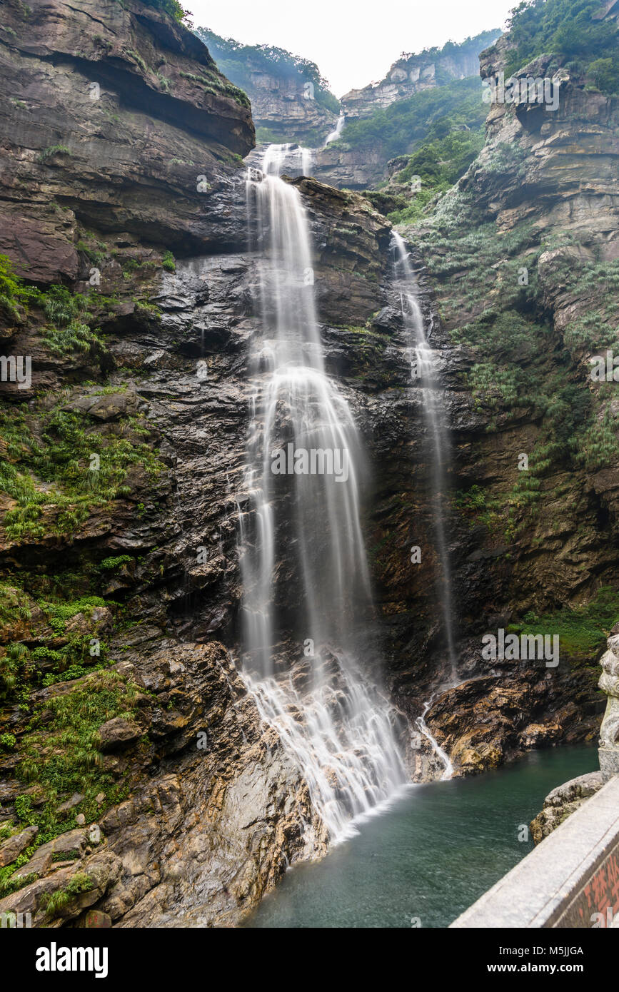 The Three-Steps Waterfall of Lu Shan. It's one of the three different ...