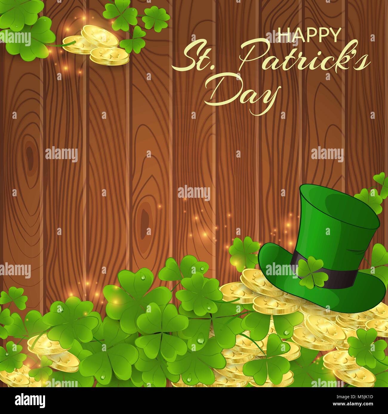 Irish coins background Stock Vector Images - Alamy