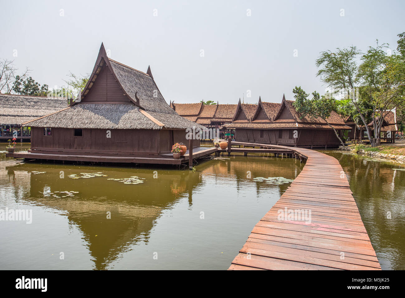 SAMUT PRAKAN, THAILAND, MARCH, 6, 2017 - Floating Market in Ancient ...