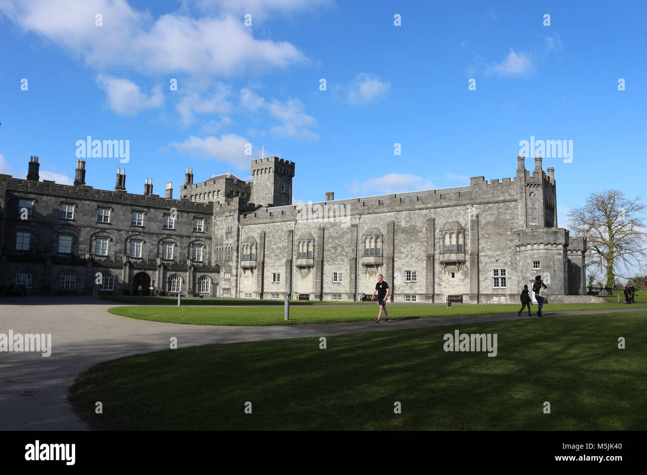 Kilkenny Castle. Historic landmark in the town of Kilkenny in Ireland ...