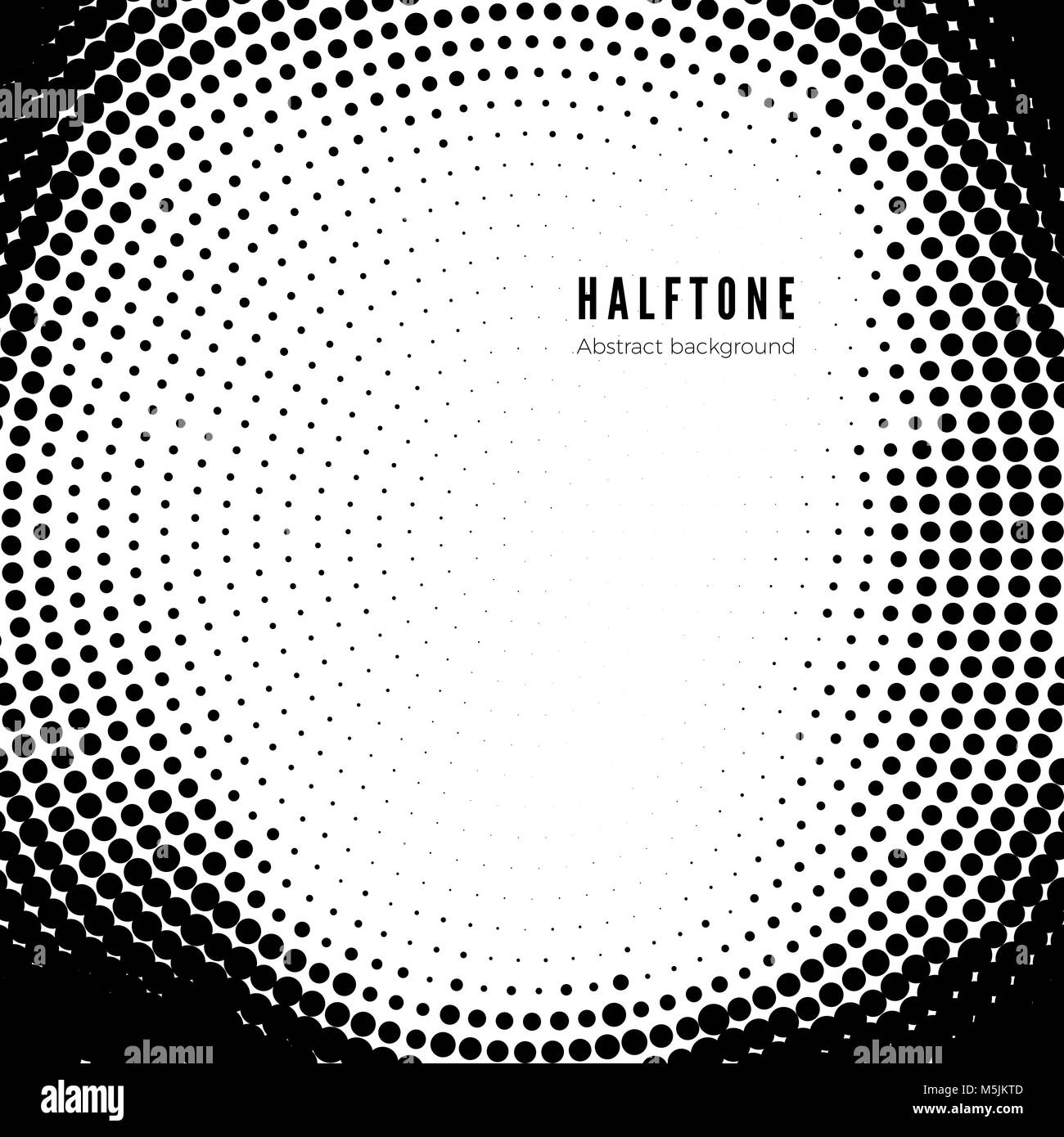 Black halftone pattern on white background. Halftone texture. Vector ...