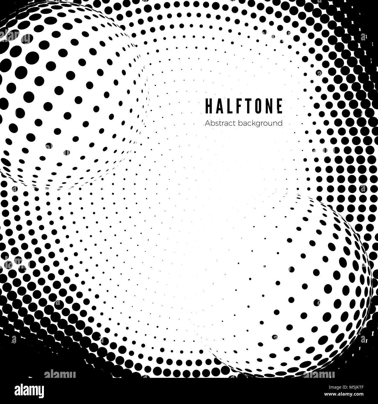 Black halftone pattern on white background. Halftone texture. Vector ...