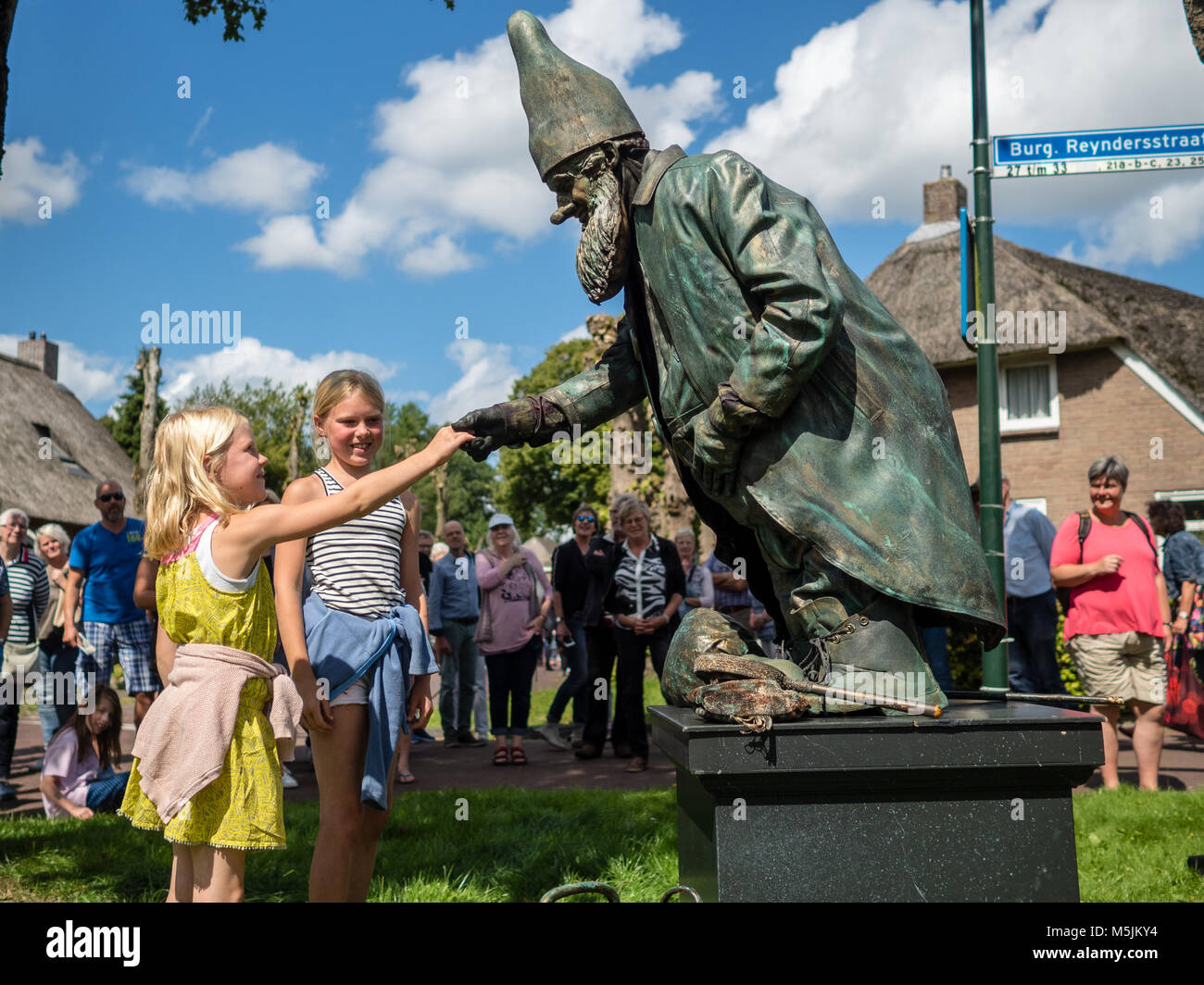 The Living Statues Festival was celebrated in the Dutch village of ...