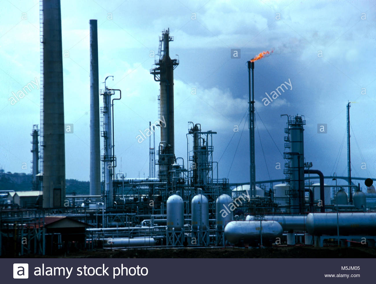 Oil Refinery Caribbean Stock Photos & Oil Refinery Caribbean Stock ...