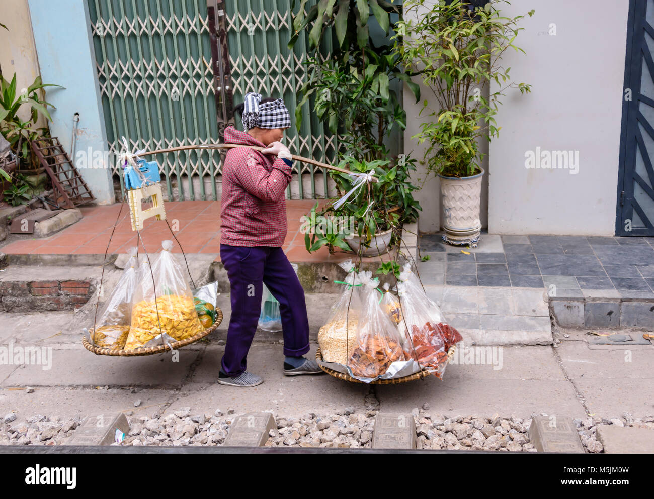 Bamboo Carrying Pole High Resolution Stock Photography and Images - Alamy