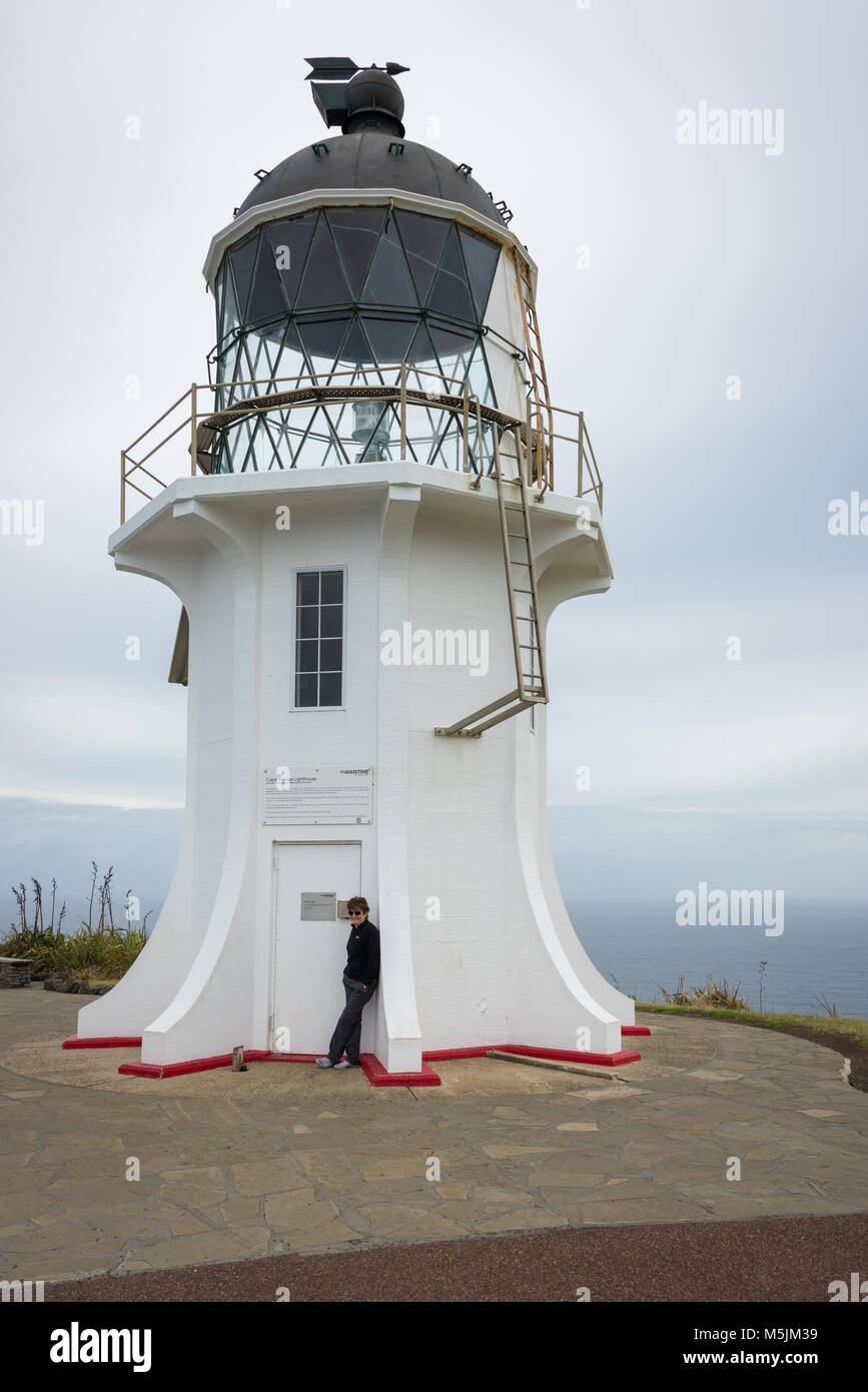 Cape Rienga Lighthouse, the Northernmost Tip of the North Island, New ...